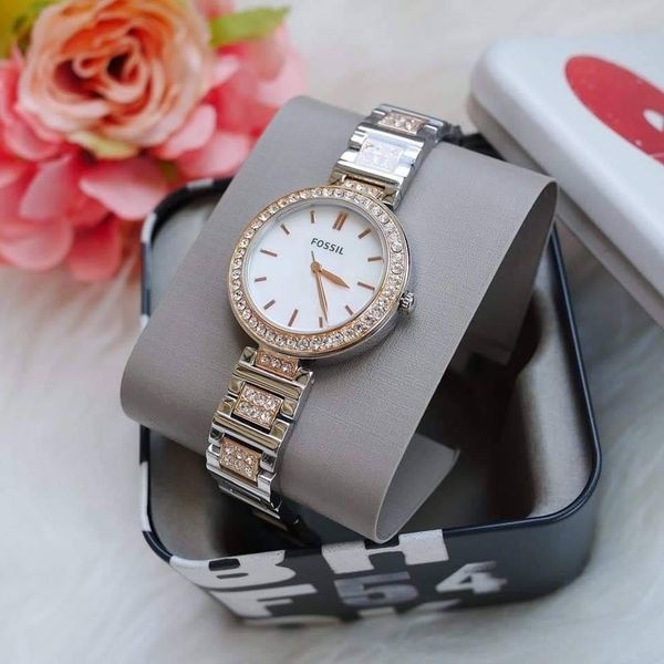 Đồng hồ Fossil Chính hãng - Karli Three-Hand Two-Tone BQ3337 ...