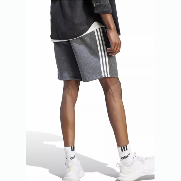 Quần Short Adidas Chính Hãng - Essentials Fleece 3-Stripes Shorts Dark ...