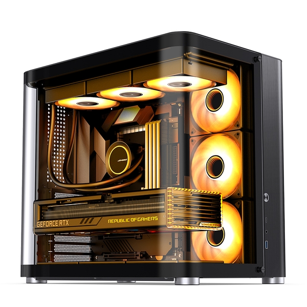 Vỏ Case JONSBO TK-2 BLACK (MÀU ĐEN/ ITX / M-ATX / ATX)