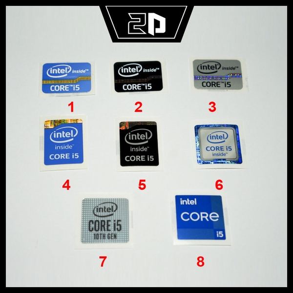 Sticker Intel Core i5