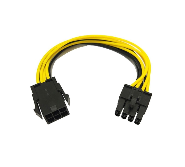 Dây chuyển đổi nguồn VGA 6P to 8P PCIE