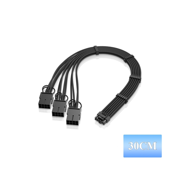 DÂY NGUỒN NỐI DÀI CHO CARD ĐỒ HOẠ EZDIY 16AWG 12VHPWR MALE TO 3X8P ...