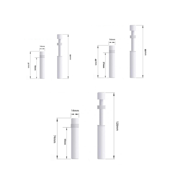 Giá Đỡ chống xệ VGA (GPU) Hợp Kim Nhôm Và Cao Su WHITE (MÀU TRẮNG/ NAM ...