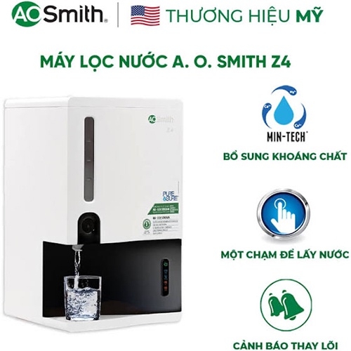 Máy lọc nước RO A. O. Smith Z4 4 lõi - Phương Anh Water