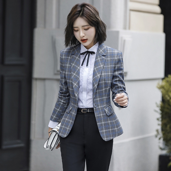 Mã A922: áo vest nữ kẻ sọc suit lady sang trọng big size ChamCham Shop