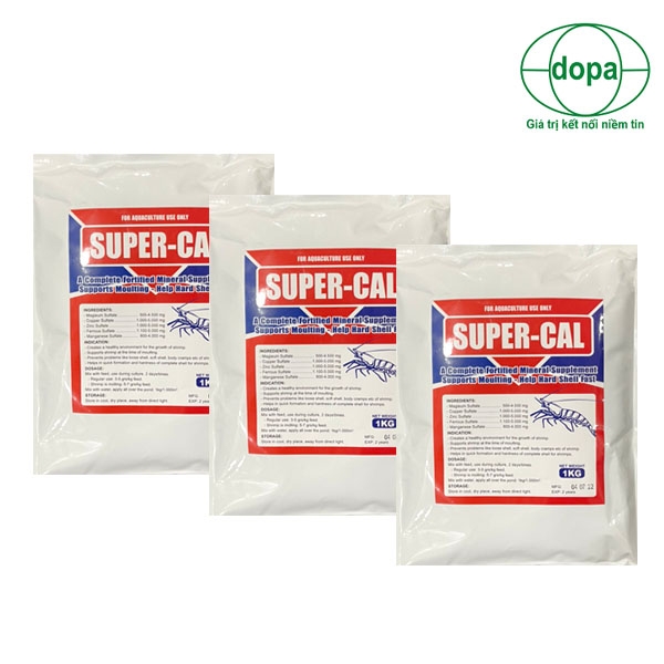 🔴SUPER CAL - BỔ SUNG KHOÁNG TỐT NHẤT CHO TÔM - Thủy Sản Dopa Cung Cấp ...