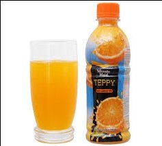 Nước ép cam Teppy 327ml Siêu thị tự chọn Sun H Mart