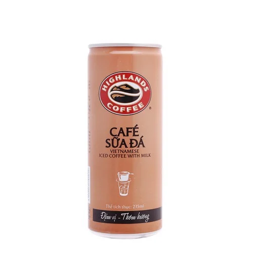 Cà phê sữa đá highlands lon cao 235ml Siêu thị tự chọn Sun H Mart