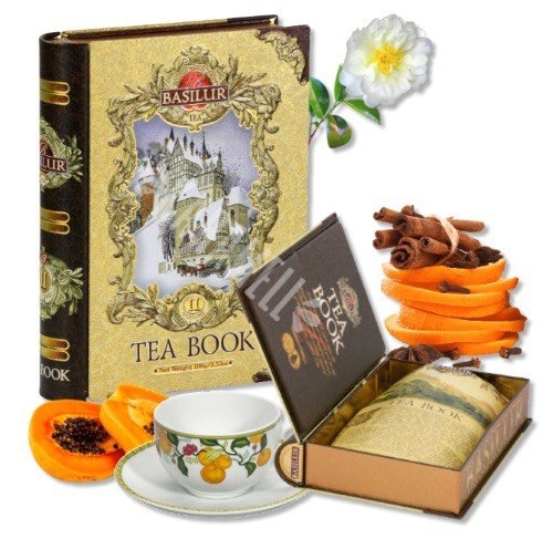 Trà ô long BASILUR tea book Srilanka 100g Siêu thị tự chọn Sun H Mart