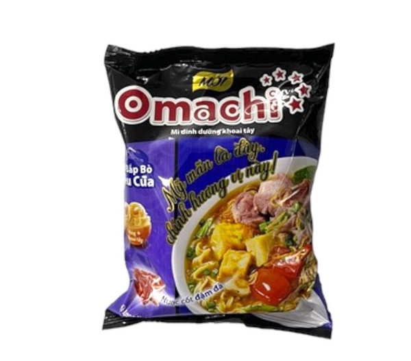 Mì gói OMACHI lẩu bắp bò riêu cua 80g Siêu thị tự chọn Sun H Mart