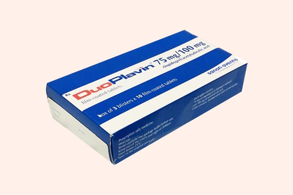 Thuốc chống đông DuoPlavin 75mg/100mg - Sanofi (Hộp 3 vỉ x 10 viên ...