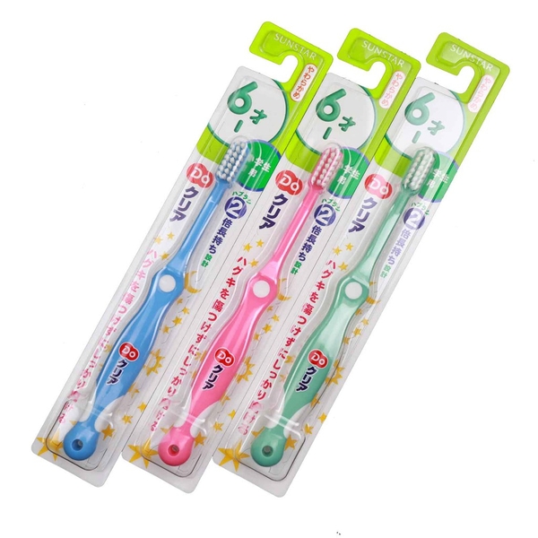 Bàn chải đánh răng lông mềm Sunstar Do Clear cho bé từ 6-12 tuổi ...