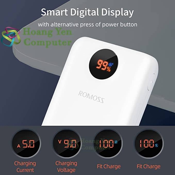 [MẪU MỚI] Sạc Dự Phòng Romoss PSW30 PF 30000mAh (Sạc Nhanh PD20W, QC3.0 ...