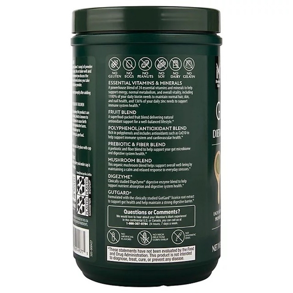 BỘT TRÀ XANH - MEMBER'S MARK SUPER GREENS POWDER, TROPICAL FLAVOR, 18. ...