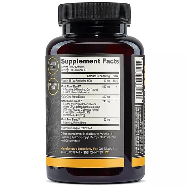 VIÊN UỐNG BỔ SUNG SỨC KHOẺ NÃO BỘ - ONNIT ALPHA BRAIN PREMIUM NOOTROPIC ...