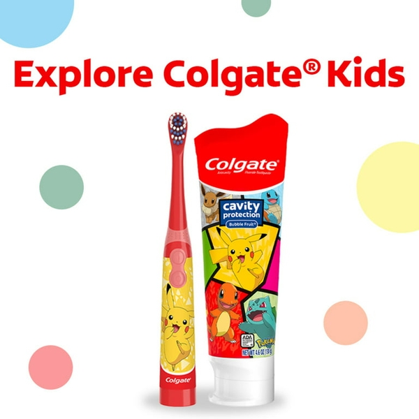KEM ĐÁNH RĂNG COLGATE POKEMON HƯƠNG VỊ TRÁI CÂY CHO TRẺ EM - COLGATE ...