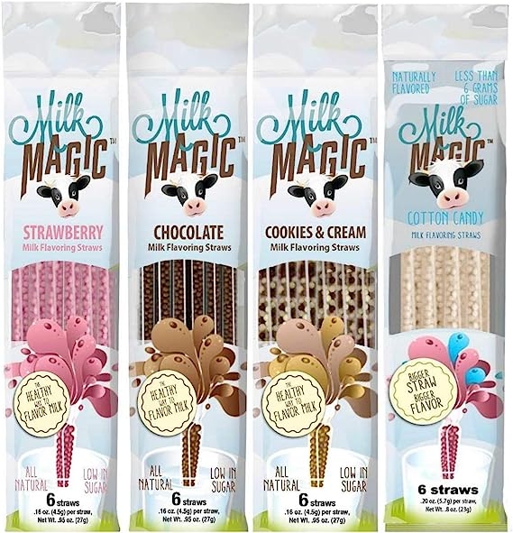 ỐNG HÚT HƯƠNG VỊ SỮA - MILK MAGIC MAGIC MILK FLAVORING STRAWS Thích Xài ...