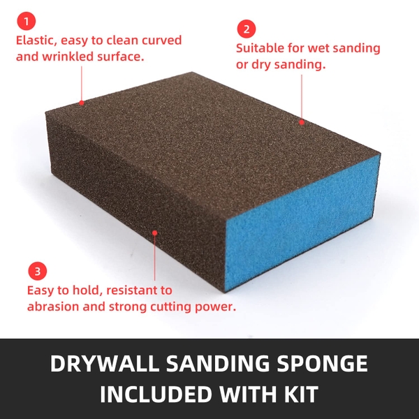BỘ DỤNG CỤ TRÉT SỬA CHỬA TƯỜNG - SPACKLE WALL REPAIR KIT,DRYWALL REPAIR ...