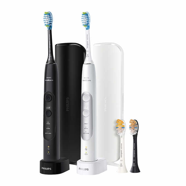 BÀN CHẢI ĐÁNH RĂNG ĐIỆN CÓ THỂ SẠC LẠI MÀU ĐEN - PHILIPS SONICARE ...