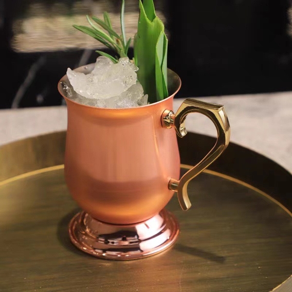 Ly Inox #304 Cocktai Mạ Vàng _ Mạ Đồng [ Dung Tích: 350ml ]