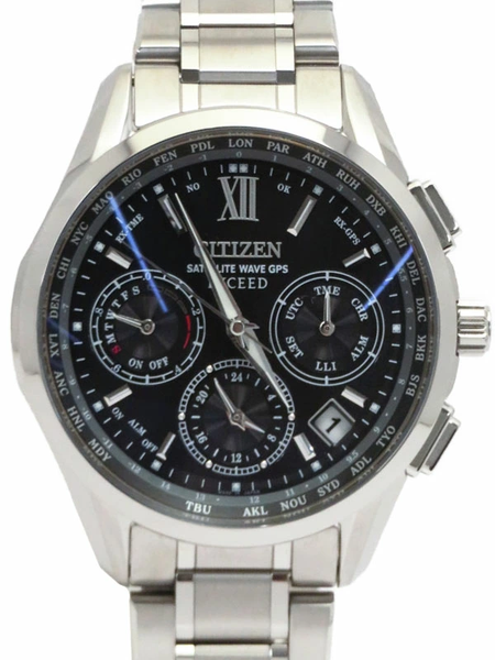 Citizen Exceed Eco Drive Double Direct Flight Solar Radio GPS