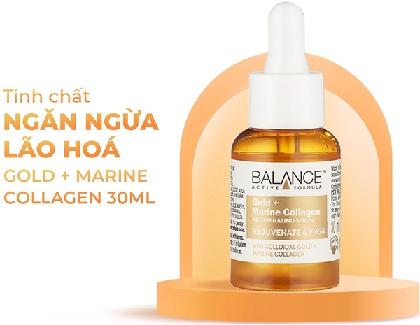 Tinh chất chống lão hóa da Balance Gold Collagen Serum 30ml tái tạo da ...