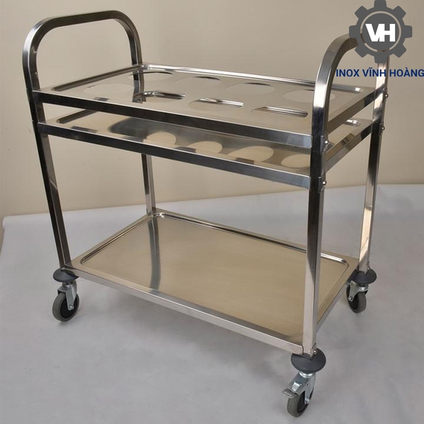 Xe đẩy inox T100 - Inox Vĩnh Hoàng