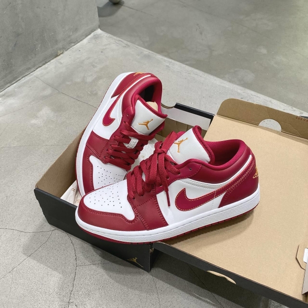 Nike Jordan 1 Low 'Cardinal Red' | 553558-607 | The Fire Monkey