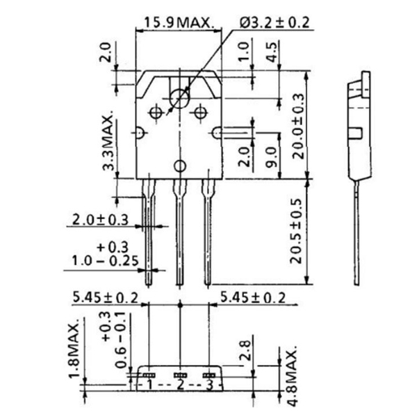 IC Công Suất Sò B688 OSEN NPN Chân Cắm 3P 160V