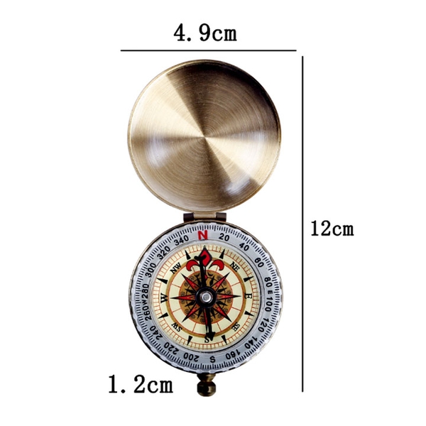 Đồng Hồ La Bàn G50 Đồng Nguyên Chất 20x36x38MM 52G
