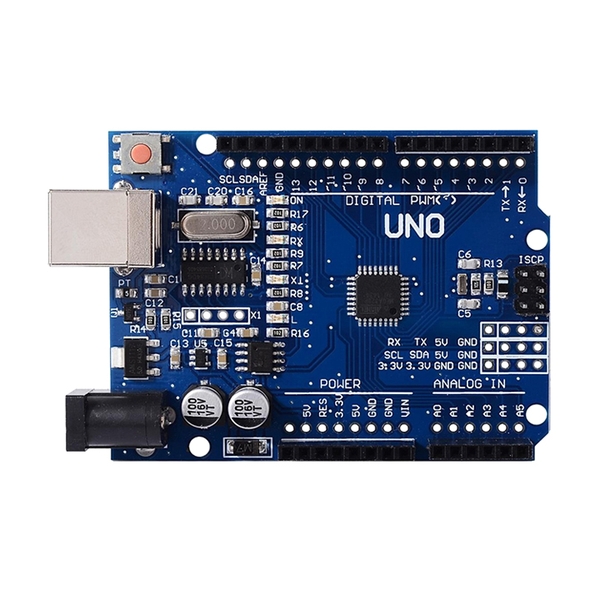 Mạch Arduino UNO R3 ATMEGA16U2 Chip Dán Tặng Kèm Cáp Nạp Code