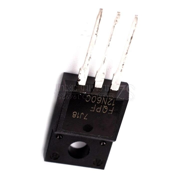 Mosfet 12N60 TO-220F 600V 12A (Kênh N)