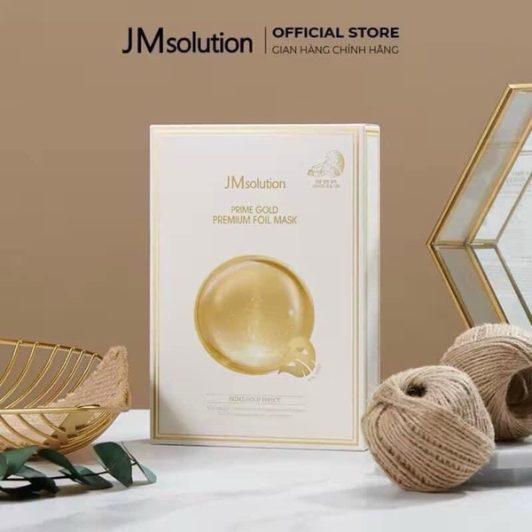 JM SOLUTION - Mặt nạ tinh chất vàng 24K GOLD Sammy Nguyen