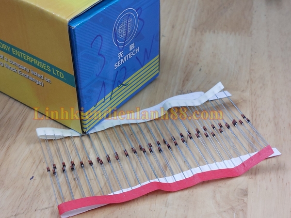 Diode Zenner 3V3 1/2W Chân Cắm Đóng Dây Mới 100%. Linh Kiện Điện Lạnh 88