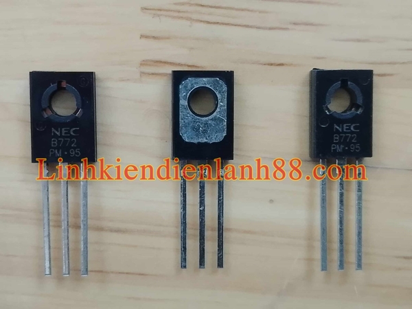B772 Transistor 2SB772 PNP 3A 30V TO-126 mới 100%. Linh Kiện Điện Lạnh 88