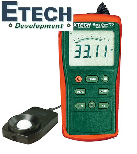 Máy đo cường độ ánh sáng Extech EA30 (400.000 Lux) - Etech