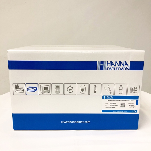 Máy đo pH/Nhiệt Độ để bàn HANNA HI2210-02 - Etech