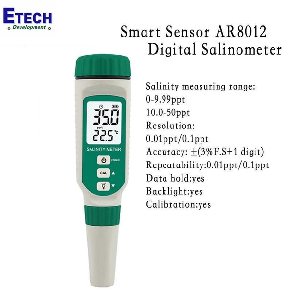 Máy đo độ mặn Smartsensor AR8012 (0.00ppt-9.99ppt) - Etech