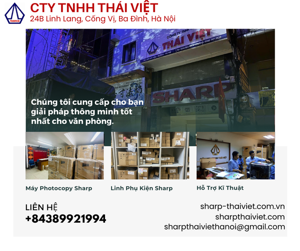 CÔNG TY TNHH THÁI VIỆT - NPP CHÍNH THỨC HÃNG SHARP NHẬT BẢN Sharp Thái Việt