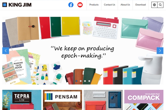 GIỚI THIỆU WEBSITE CỦA TẬP ĐOÀN KING JIM