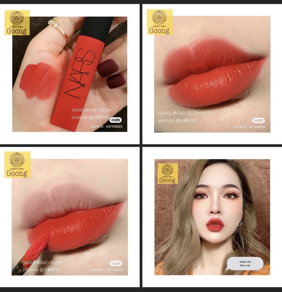 son môi Nars air matte lip color Tiệm son Goong