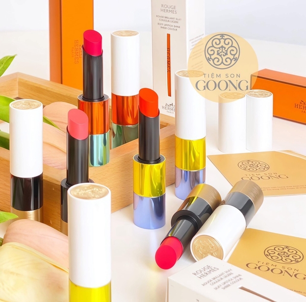 Son môi HERMES Brillant 2025 (phiên bản limited vỏ màu) Tiệm son Goong