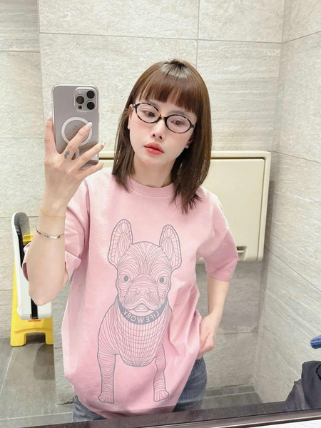 Áo Life Work Logo Radoc Signature Light Pink [ LW255TS991-1 ] | CITISHOP