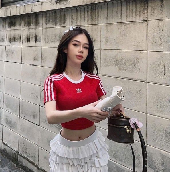 Áo Adidas Baby Tee 3 Sọc - Đỏ [ IP0665 ] | CITISHOP