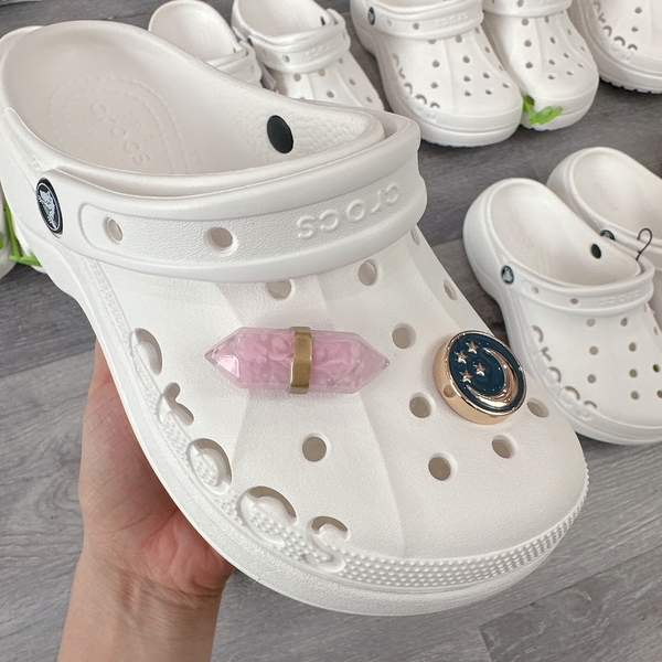 Giày Clog Crocs Baya Platform White [ 208186-100 ] | CITISHOP