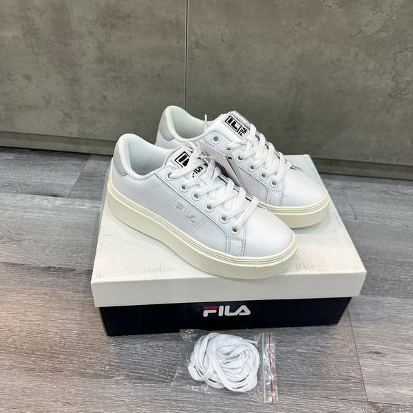 Giày Fila Court Plumpy White Grey [ 1TM01397D 100 ] | CITISHOP