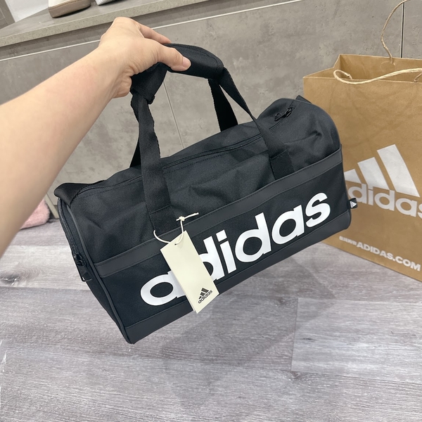 Túi Adidas Duffel Linear Essentials Black [ HT4744 ] | CITISHOP