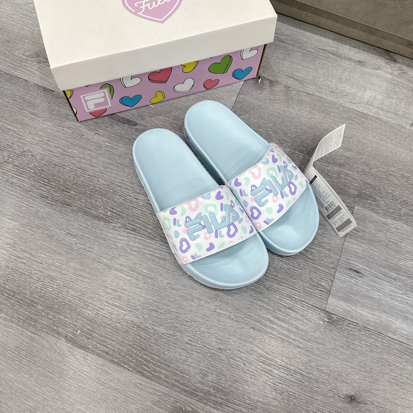 Dép FILA DRIFTER 22 V-DAY Trắng Đế Xanh [ 1SM01619E 426 ] | CITISHOP