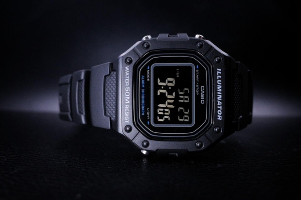CASIO W-218H-1BVDF Pin 7 Năm | W-218H-1B
