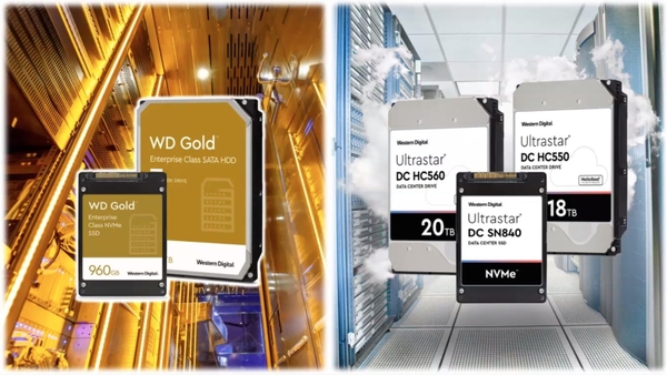 Tìm hiểu về ổ cứng Western Digital Ultrastar và WD Gold dành cho máy c